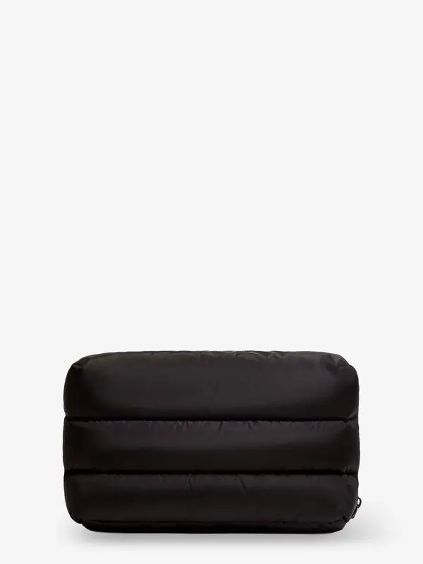 Moncler Nylon Caradoc Beauty Case With Metal Logo - Black