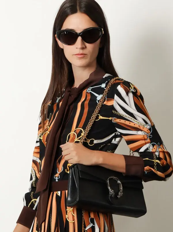 Gucci Acetate Cat Eye Sunglasses