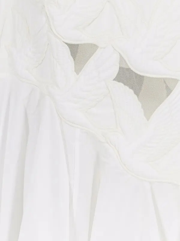Zimmermann Luna Applique Cotton Dress