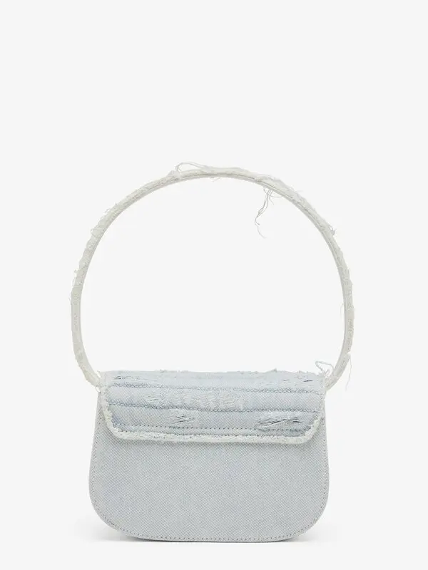 DIESEL® 1dr Denim Shoulder Bag With Rhinestone D Logo