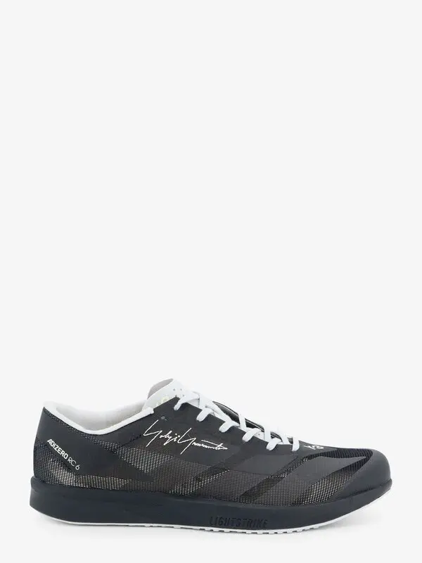ADIDAS Y-3 Mesh Sneakers With Embroidered Logo On The Side - Black