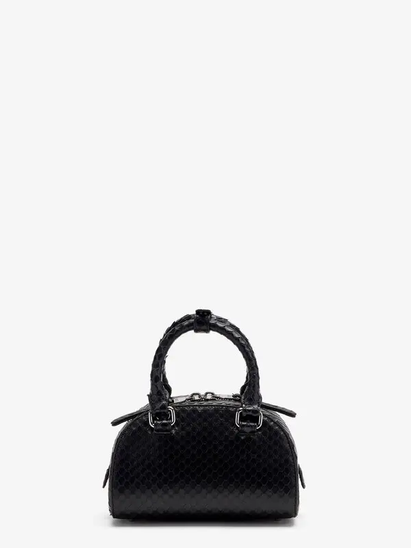 DIESEL® 1dr Dome Python Leather Crossbody Bag