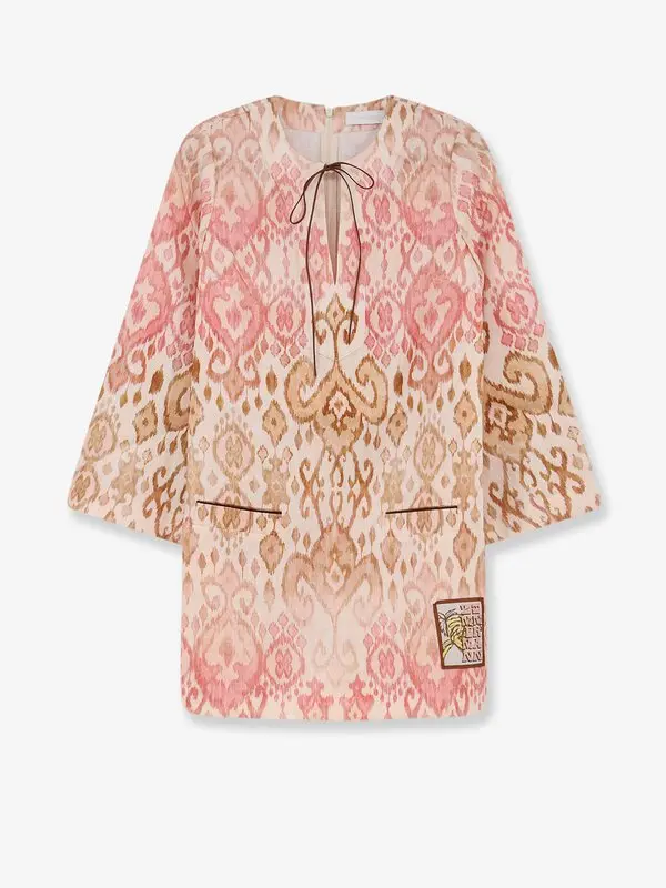 Zimmermann Aster Shift Mini Dress