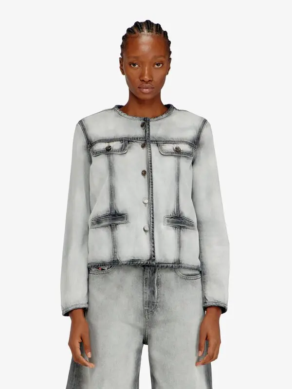 DIESEL® De-grafy-fsi Cotton And Lyocell Jacket