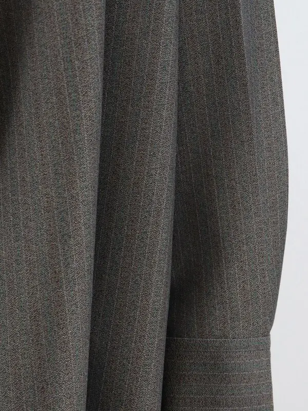Bottega Veneta Striped Wool And Mohair Shirt