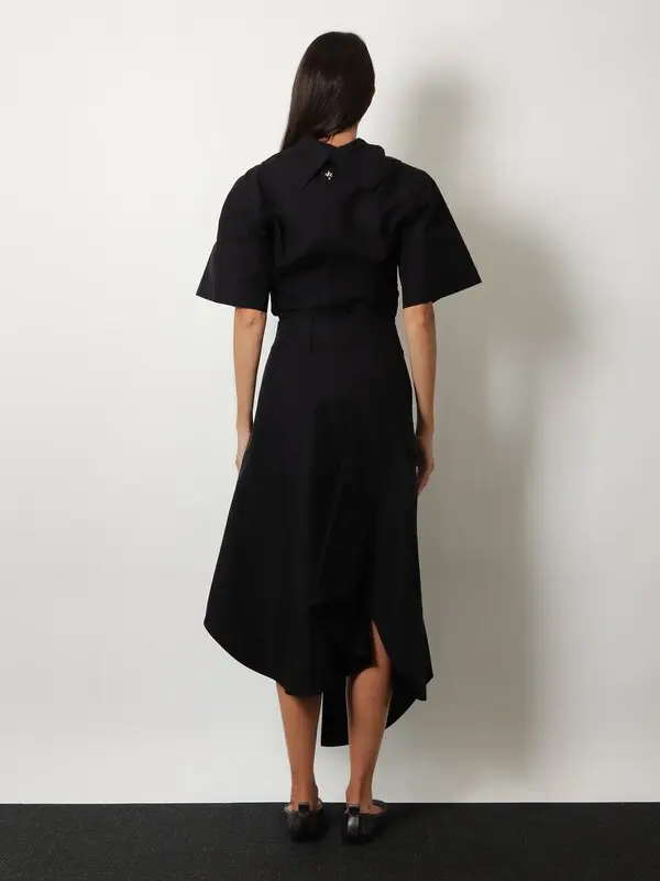Bottega Veneta Compact Cotton Canvas Skirt