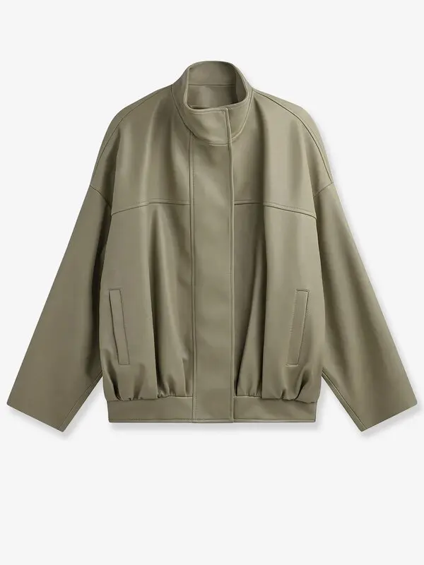 THE FRANKIE SHOP Veren Faux Leather Jacket