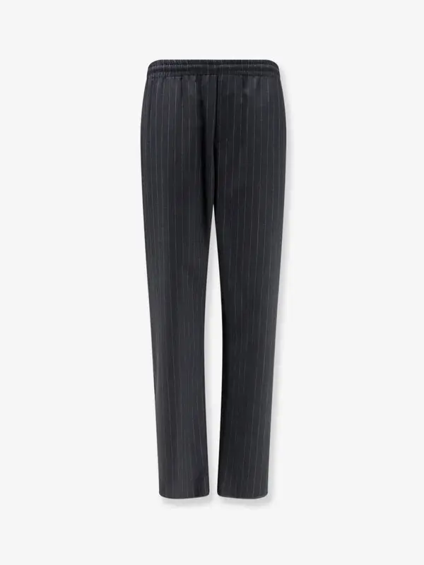 Burberry Wool Trousers With Drawstring