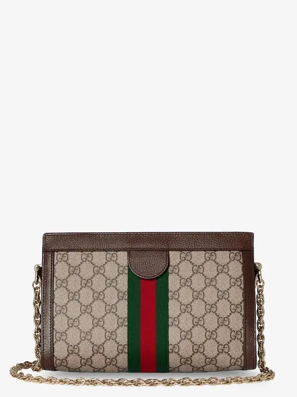 Gucci Coated Canvas Ophidia Shoulder Bag