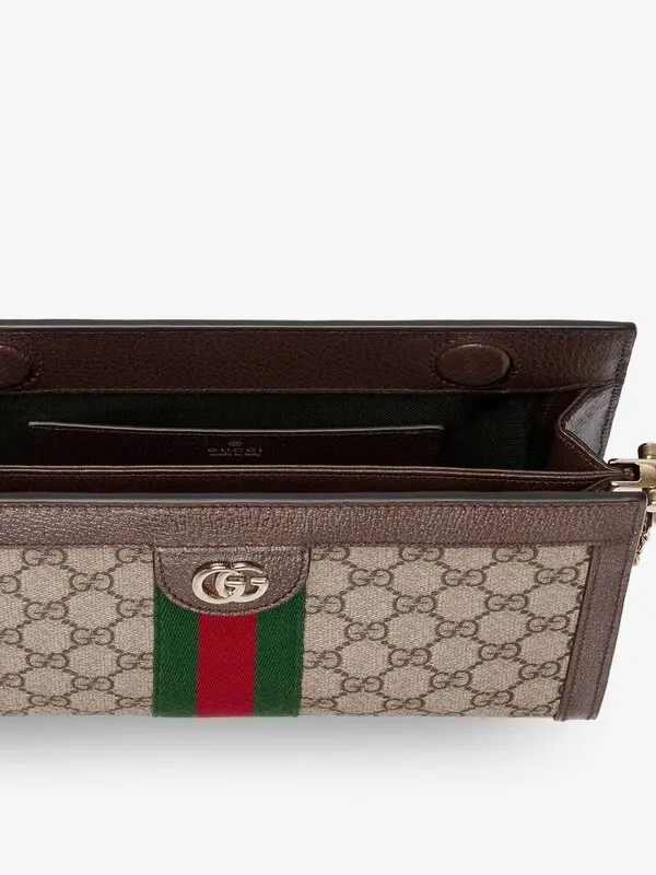 Gucci Coated Canvas Ophidia Shoulder Bag