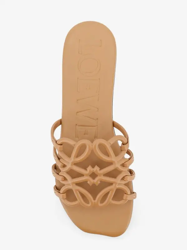 Loewe Anagram Leather Sandals