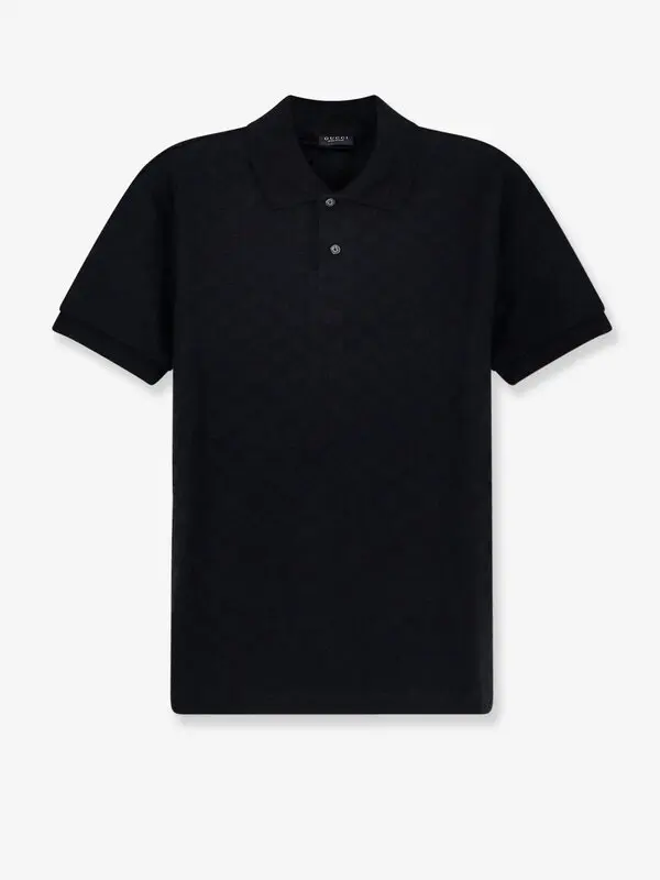 Gucci Gg Viscose Blend Polo Shirt