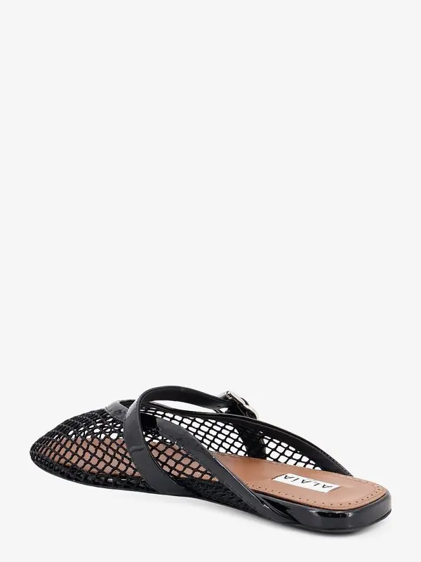 Alaïa Flat Mesh Sandals