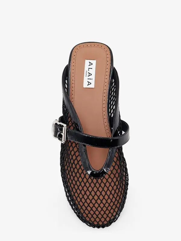 Alaïa Flat Mesh Sandals