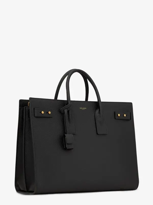 Saint Laurent Sac De Jour Large Leather Shoulder Bag