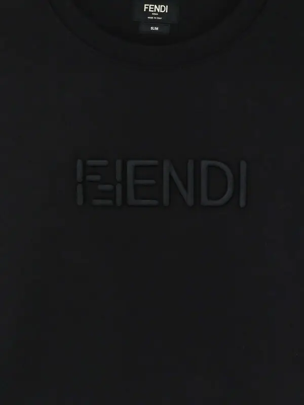 Fendi Slim Fit Cotton T-shirt