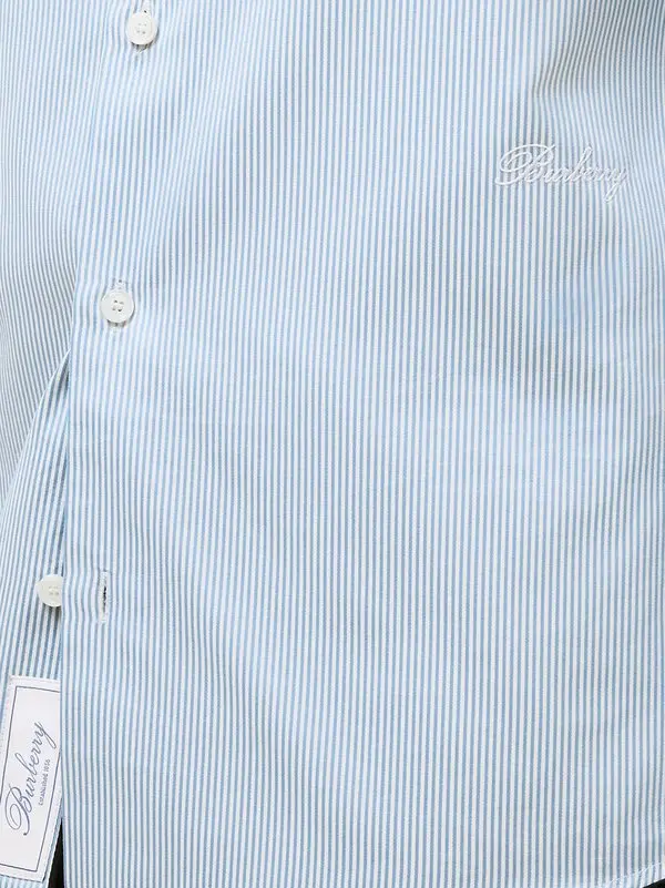 Burberry Striped Cotton Shirt