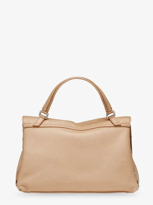 ZANELLATO Hammered Leather Postina Daily Crossbody Bag - Brown