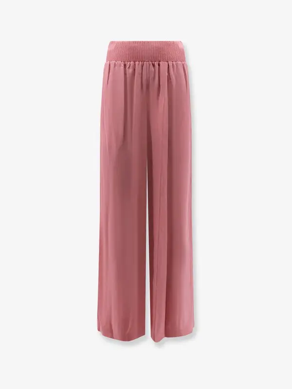 JOSEPH Nour Satin Trousers - Pink