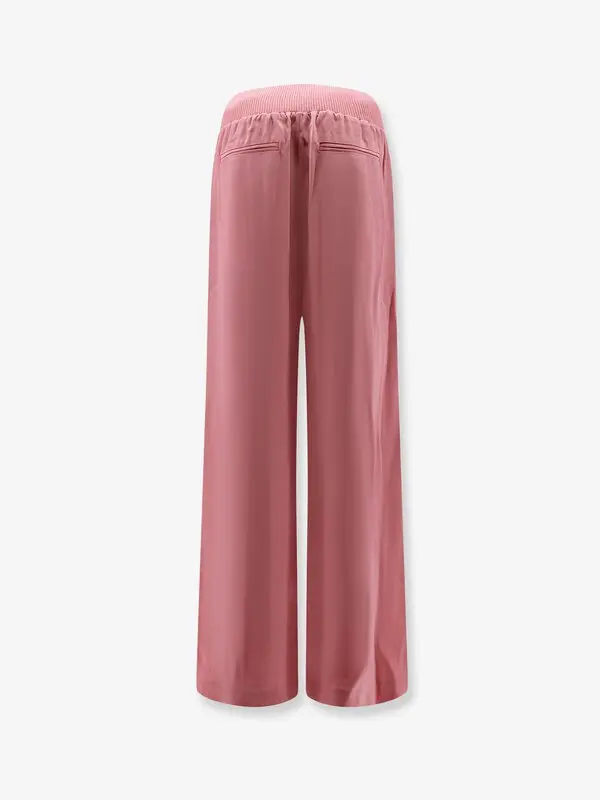 JOSEPH Nour Satin Trousers - Pink
