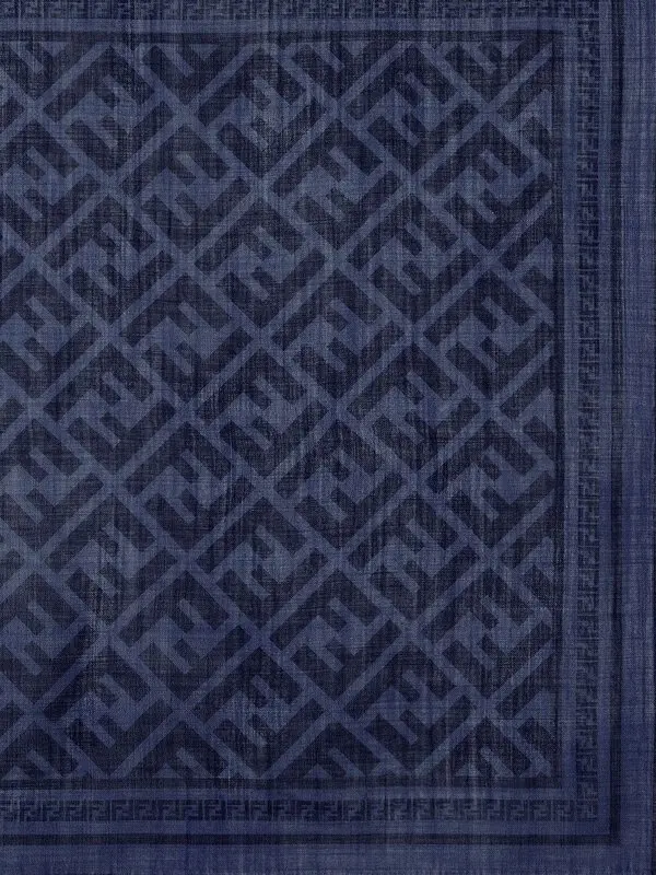 Fendi Wool And Silk Scarf