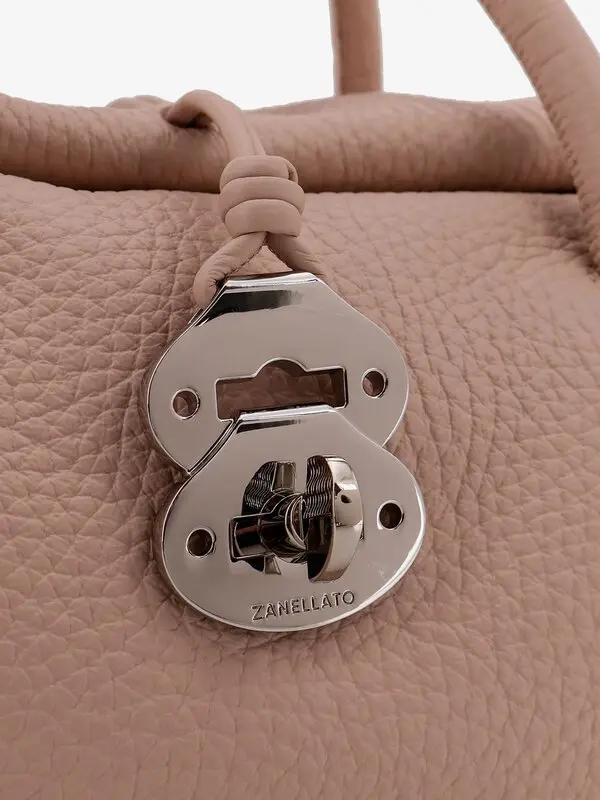 ZANELLATO Hammered Leather Dotta® Small Crossbody Bag