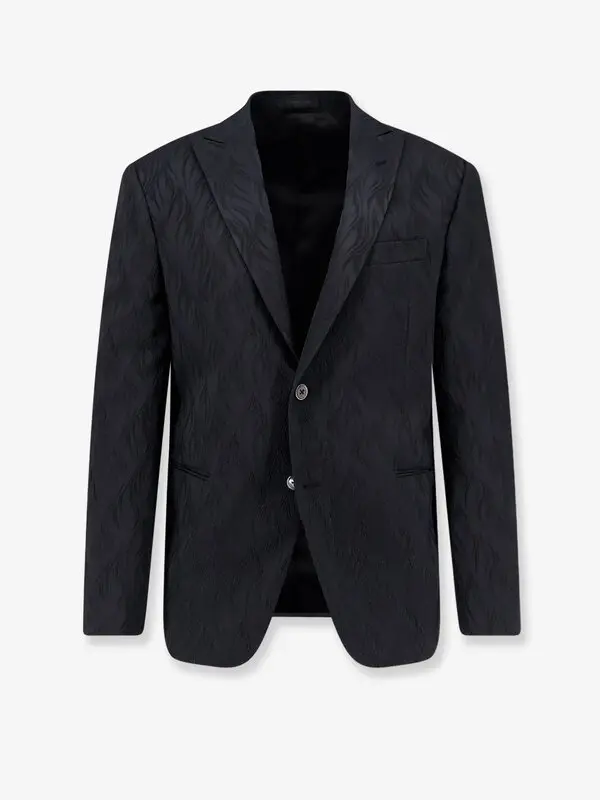 Corneliani Single-breasted Blazer With Embroidery