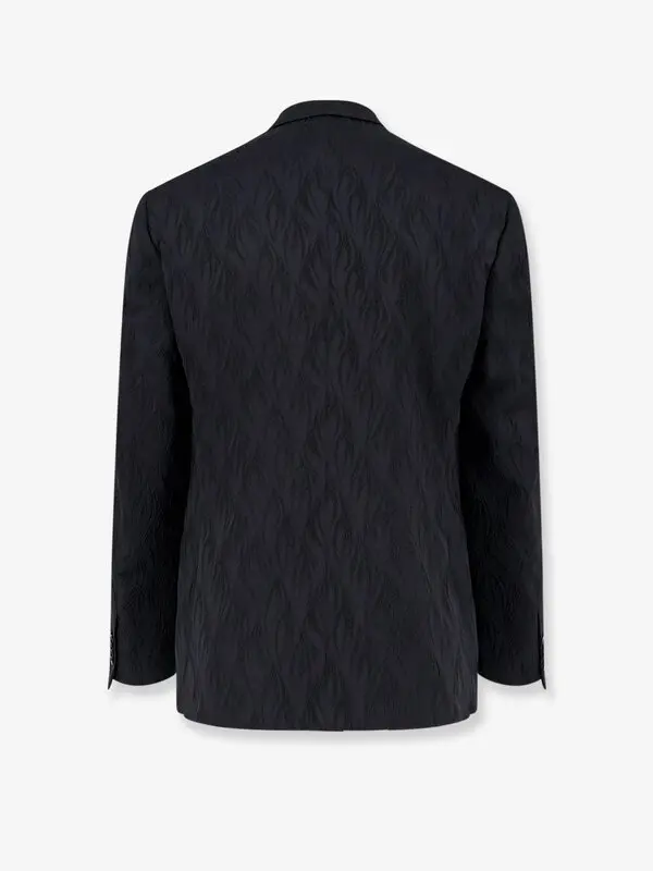Corneliani Single-breasted Blazer With Embroidery