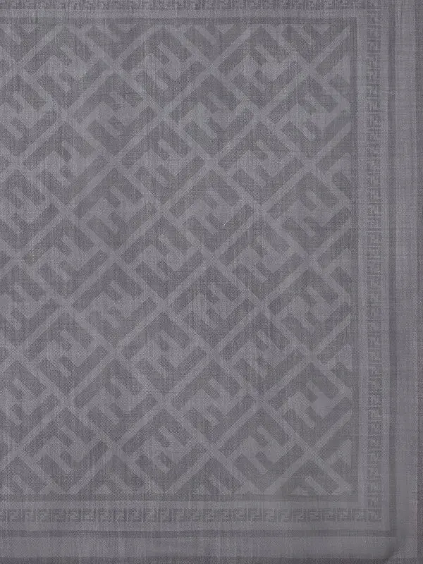 Fendi Wool And Silk Scarf