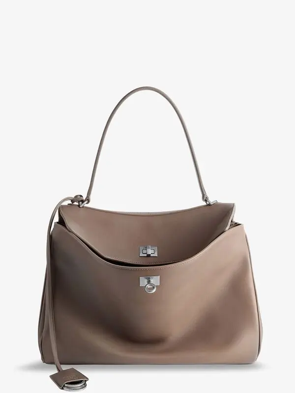 Balenciaga Rodeo Medium Leather Crossbody Bag