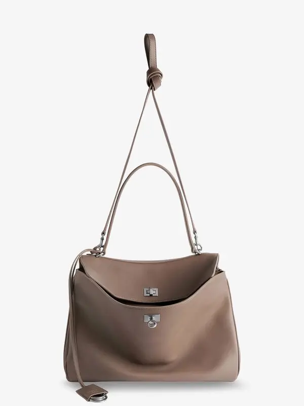 Balenciaga Rodeo Medium Leather Crossbody Bag