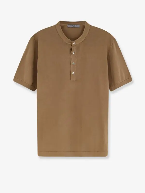 Corneliani Cotton T-shirt - Brown