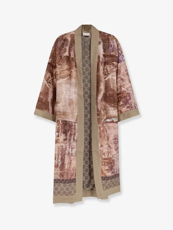 PIERRE-LOUIS MASCIA Aloe Silk Kimono