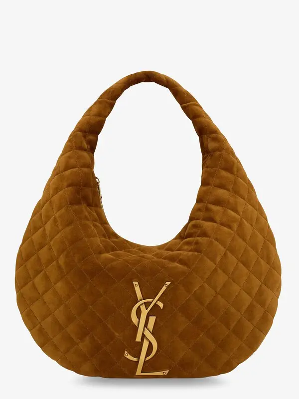 Saint Laurent Icare Hobo Suede Handbag