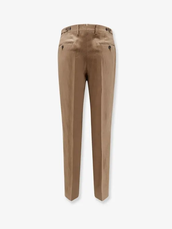 Corneliani Regular Linen Trousers