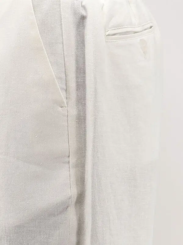 HEVO Torre Lapillo Linen And Viscose Shorts