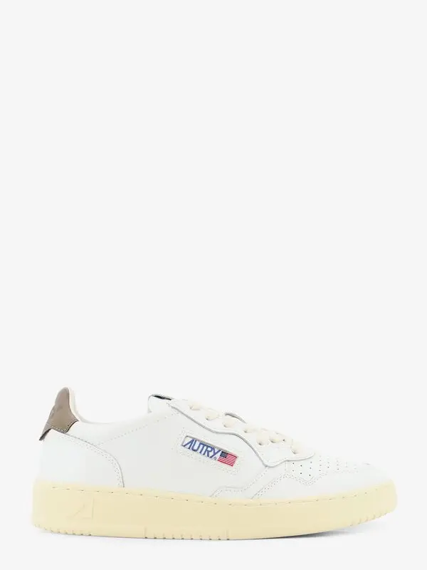 AUTRY Medalist Leather Lace-up Sneakers - White