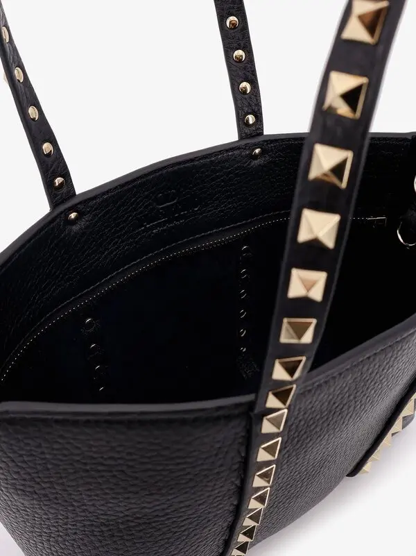 Valentino Garavani Rockstud Leather Shopping Bag