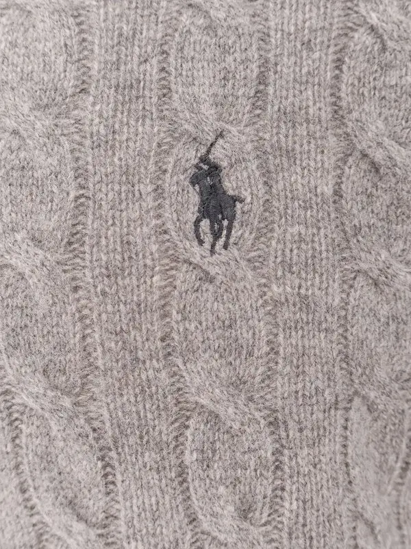 Polo Ralph Lauren Wool And Cashmere Cable Knit Crew Neck Sweater