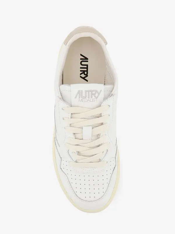 AUTRY Medalist Leather Sneakers - White