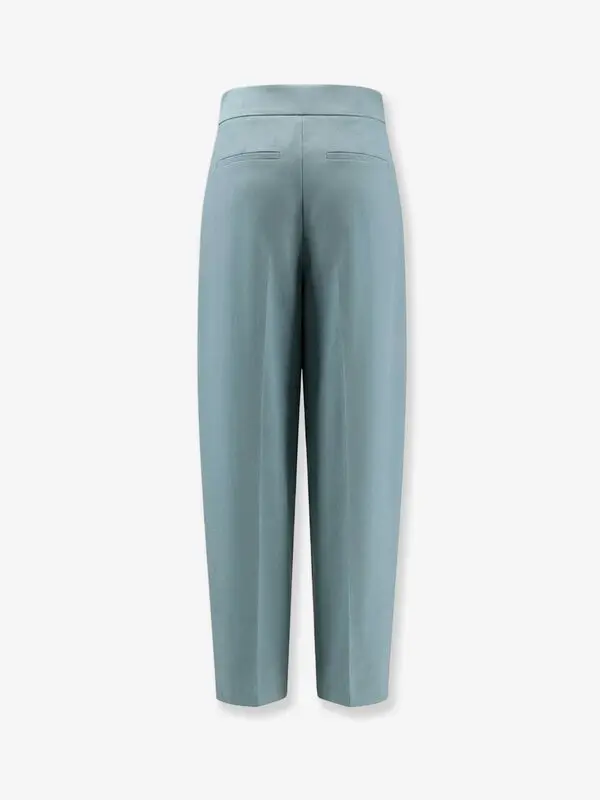 JOSEPH Aix Viscose And Linen Trousers