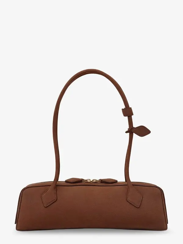 Alaïa Teckel Medium Suede Shoulder Bag