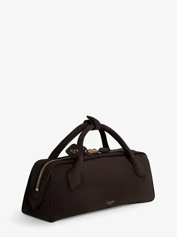 Alaïa Teckel Clutch Suede Handbag