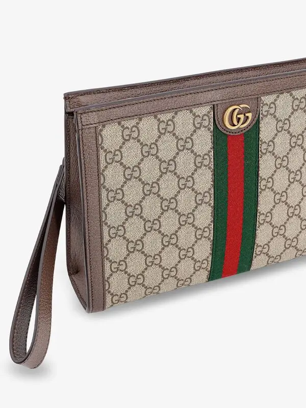 Gucci Ophidia Gg Fabric Clutch Bag