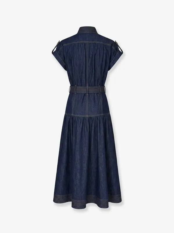 Zimmermann Long Denim Dress