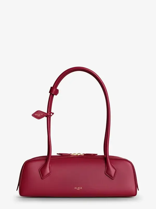 Alaïa Le Teckel Leather Shoulder Bag - Red