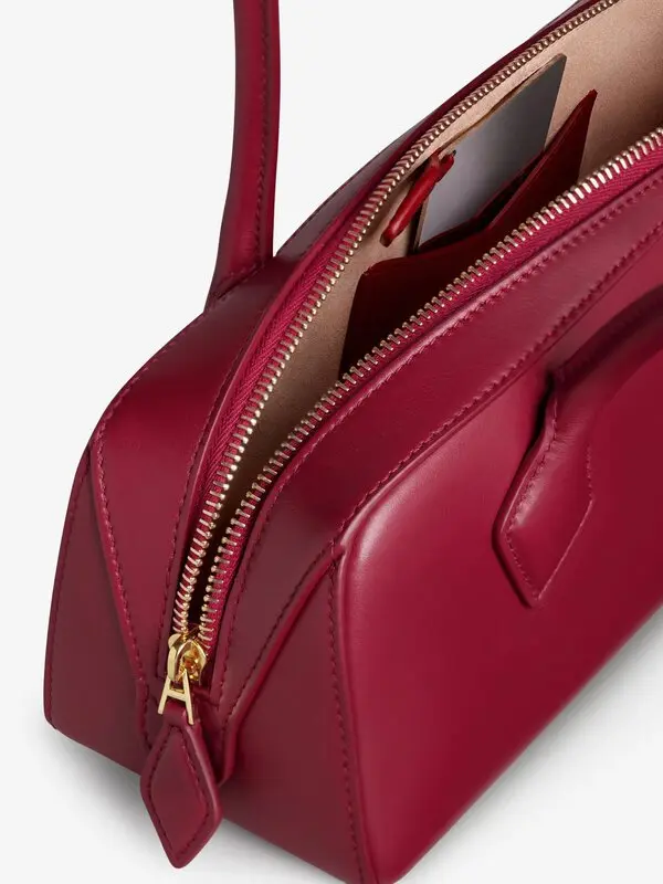 Alaïa Le Teckel Leather Shoulder Bag - Red