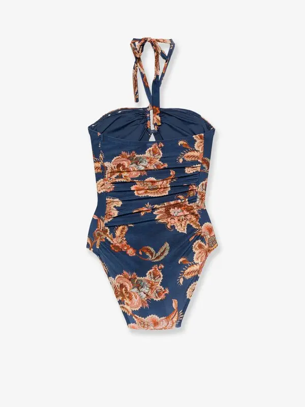 Zimmermann Aster Paisley Print One Piece Swimsuit