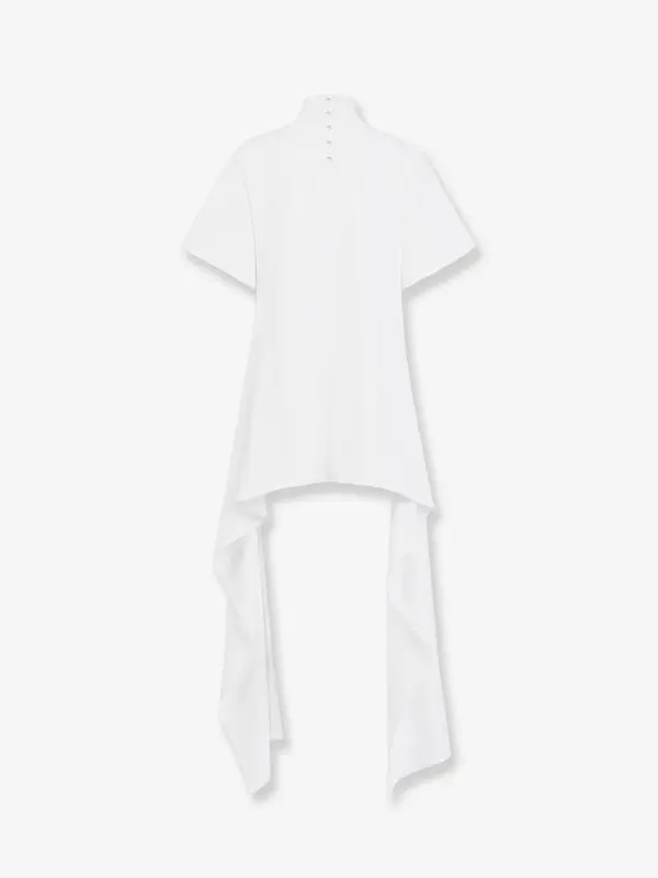 Alaïa Asym Cotton Blend T-shirt