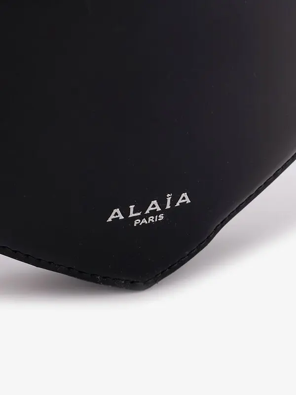 Alaïa Le Coeur Patent Leather Crossbody Bag - Black